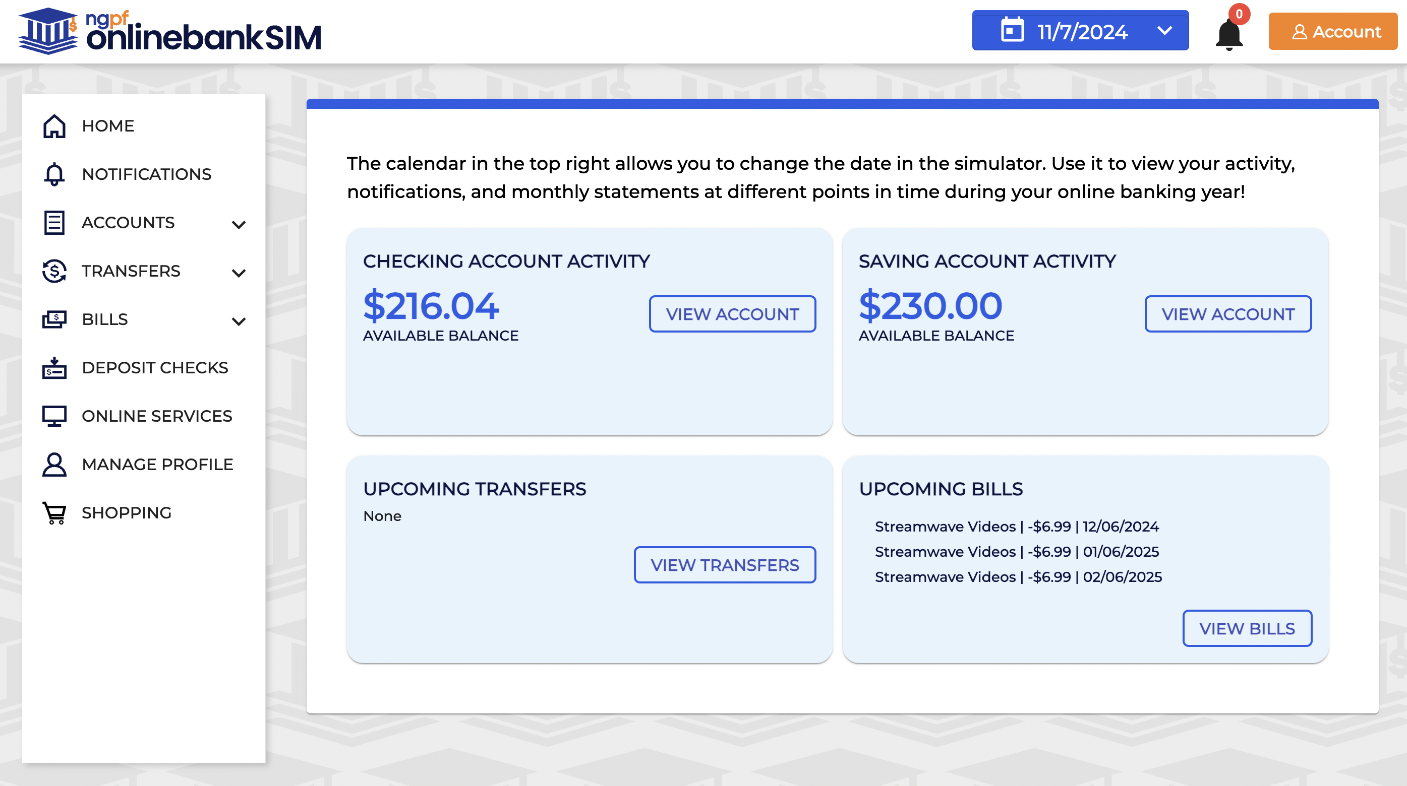 NEW Online Banking Simulation for Classroom Use - Blog